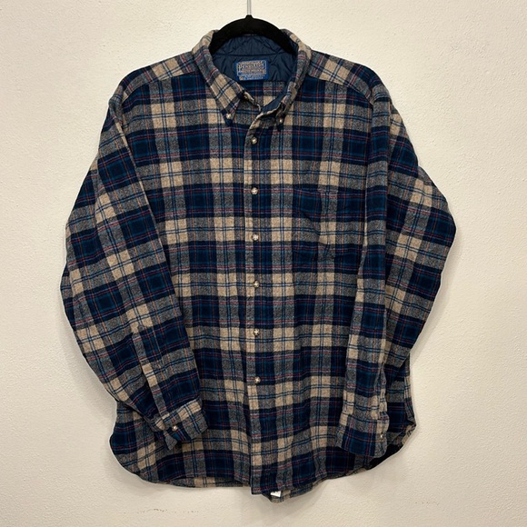 Pendleton | Shirts | Pendleton Mens Wool Plaid Flannel Xl | Poshmark